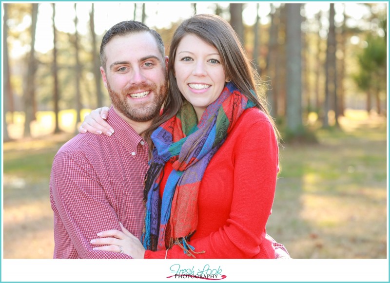 Cozy Woods Engagement Shoot | Christina+Andrew - JudithsFreshLook.com