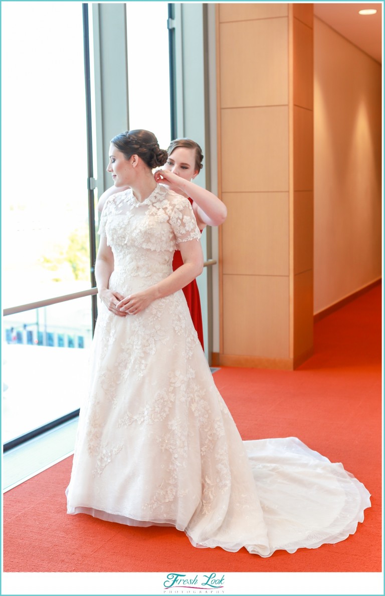 Slover Library Wedding | Norfolk VA | Matt+Rosie - JudithsFreshLook.com
