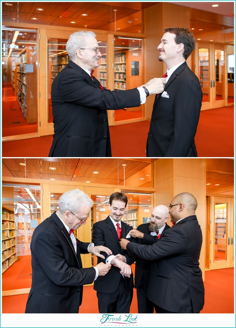 Slover Library Wedding | Norfolk VA | Matt+Rosie - JudithsFreshLook.com