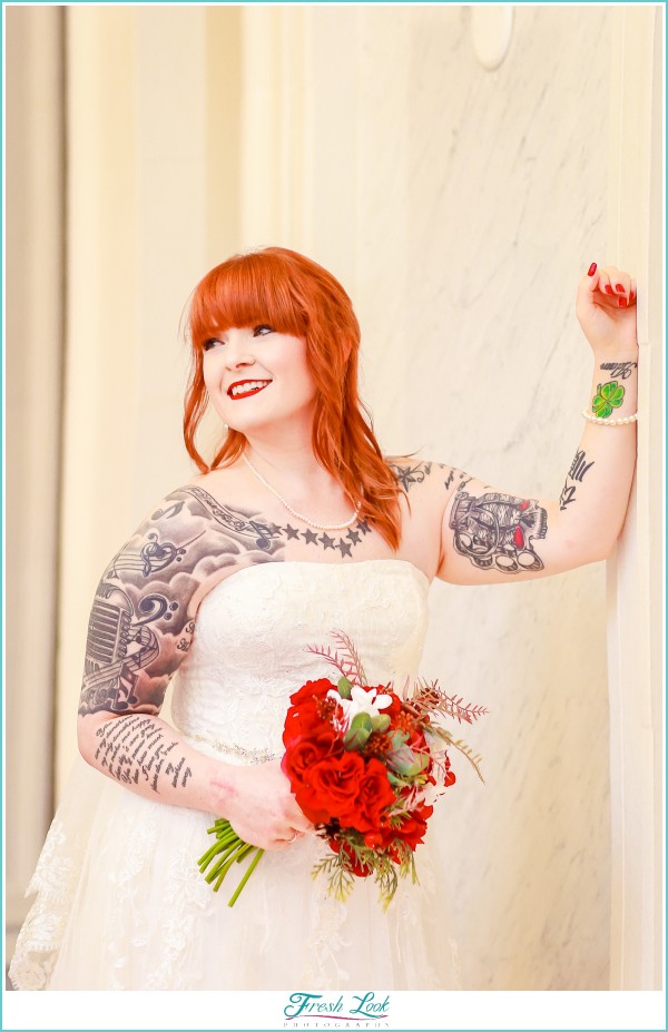Slover Library Bridal Portraits | Erica - JudithsFreshLook.com