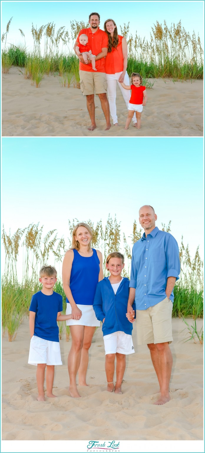 Sandbridge Sunset Photoshoot | Neckel Family - JudithsFreshLook.com