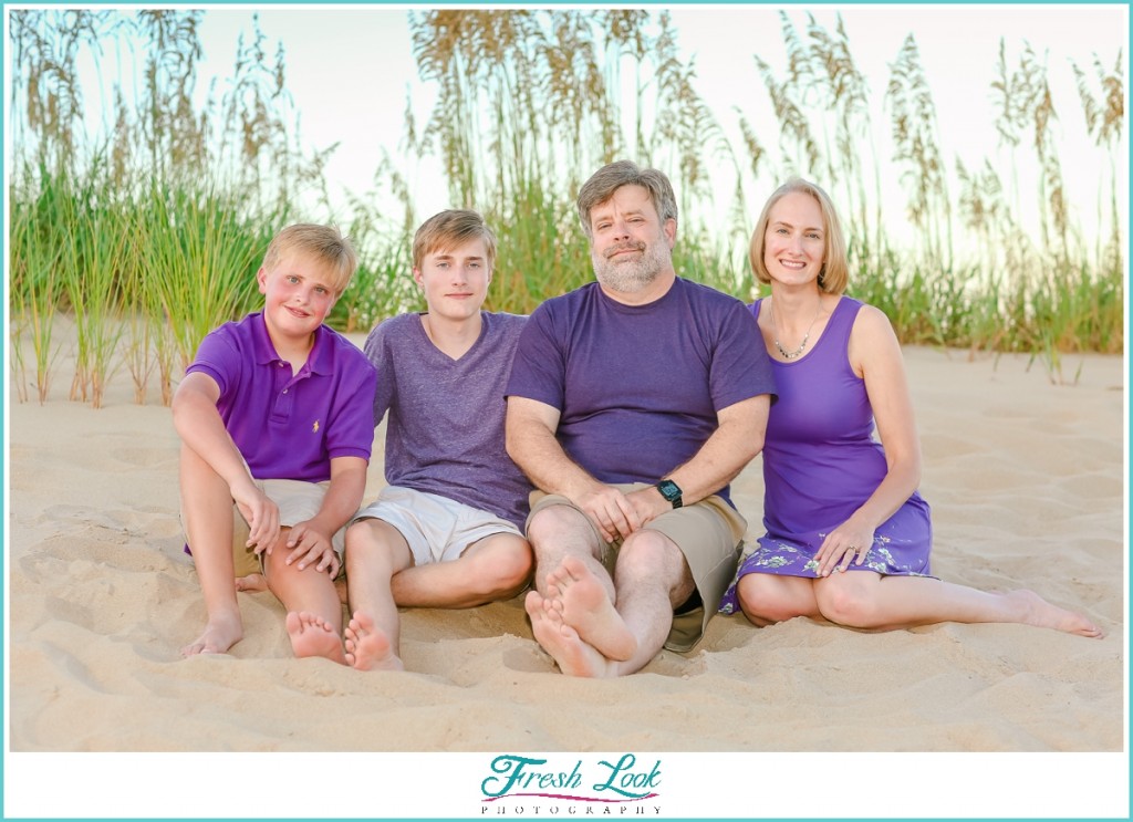 Sandbridge Sunset Photoshoot | Neckel Family - JudithsFreshLook.com
