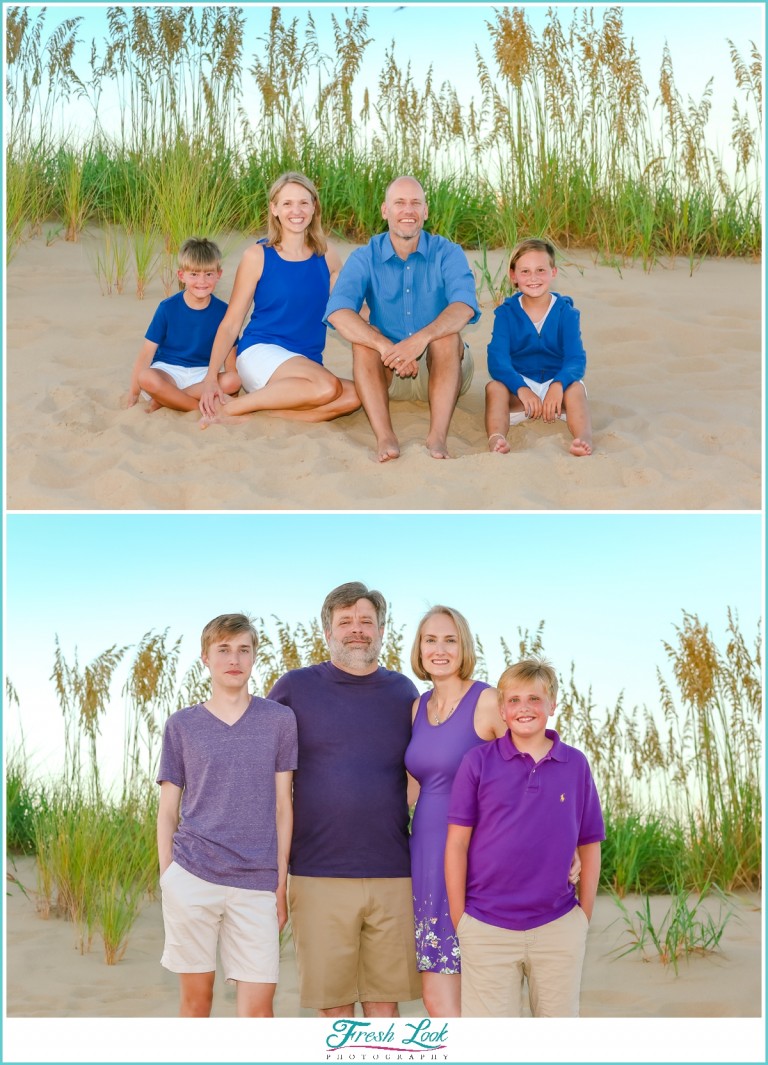 Sandbridge Sunset Photoshoot | Neckel Family - JudithsFreshLook.com