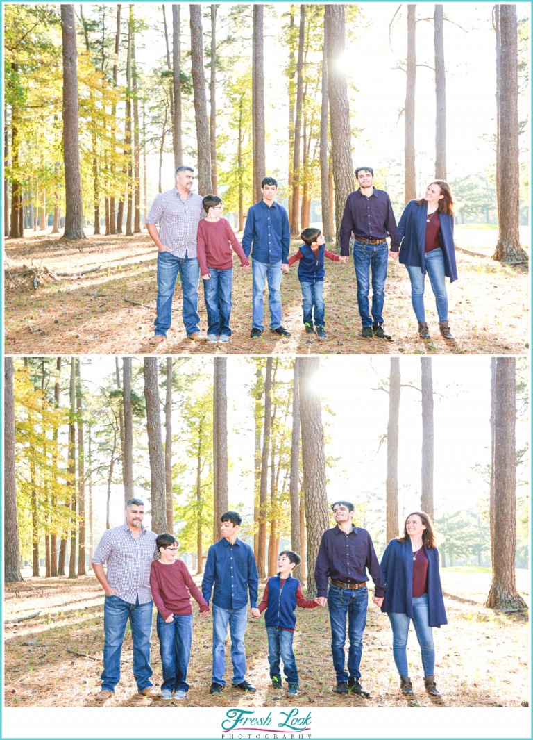Woodsy Fall Photoshoot | Vega Family - JudithsFreshLook.com