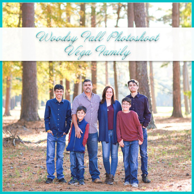 Woodsy Fall Photoshoot | Vega Family - JudithsFreshLook.com