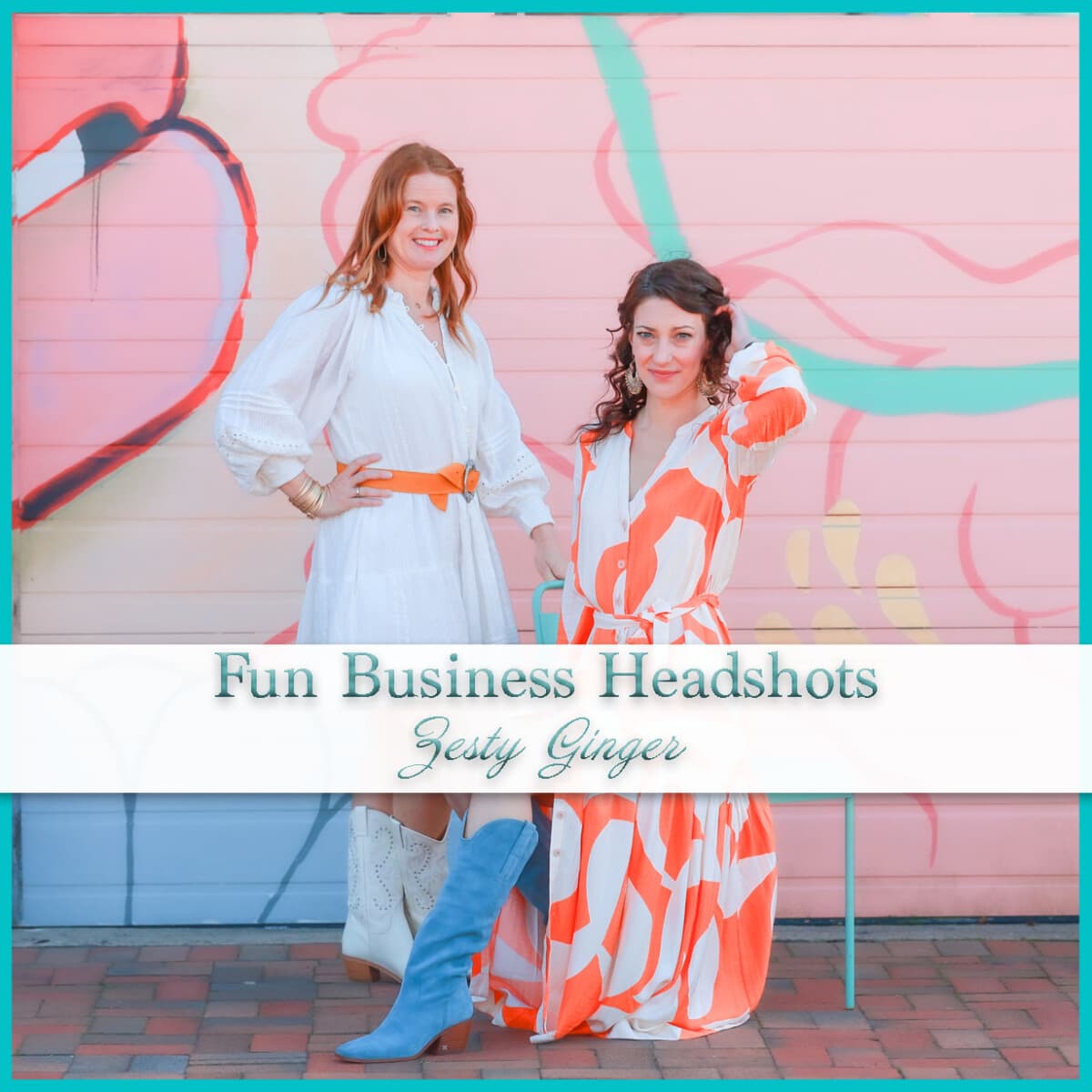 Fun Business Headshots | Zesty Ginger - JudithsFreshLook.com